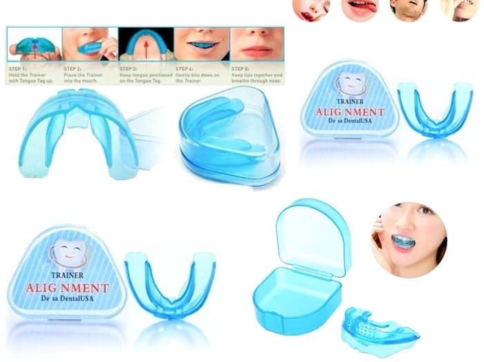 ORTHODENTIC RETAINER TEETH TRAINER ALIGNMENT/BEHEL GIGI/MERAPIKAN GIGI ...