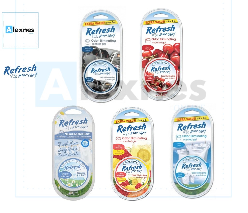 Refresh your car Scented Gel 2.5oz (71g) [Alexnes online] | Lazada