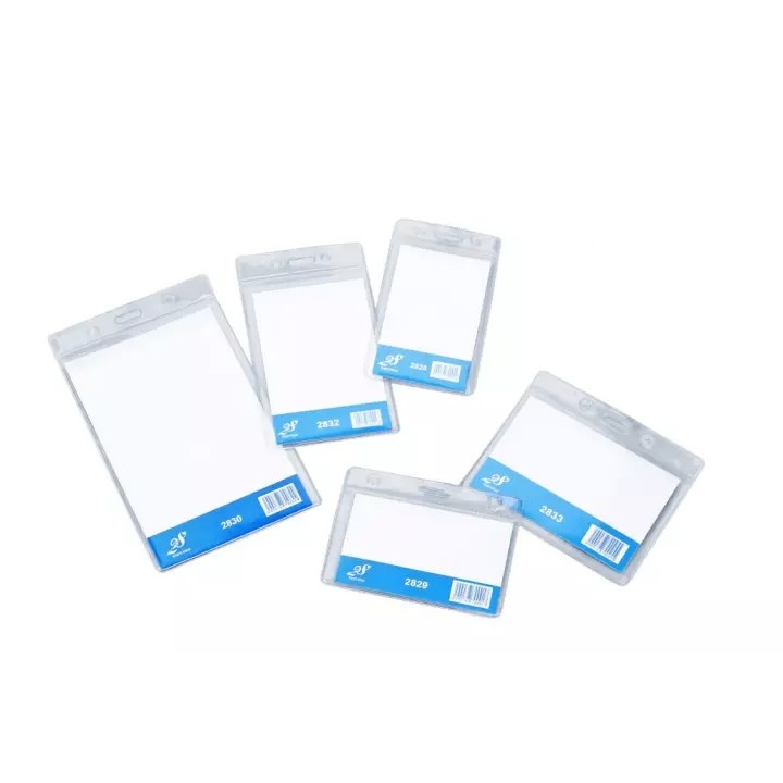 PVC Name Badge Holder East File (Vertical / Horizontal / Re-Sealable ...