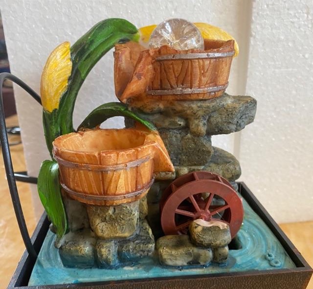 Desktop Waterfall Fountain Rockery Humidifier with Ball | Lazada PH