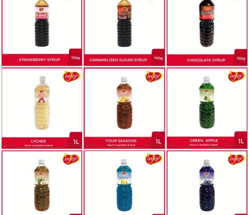 InJoy Flavored Syrup 750g - 1L | Lazada PH