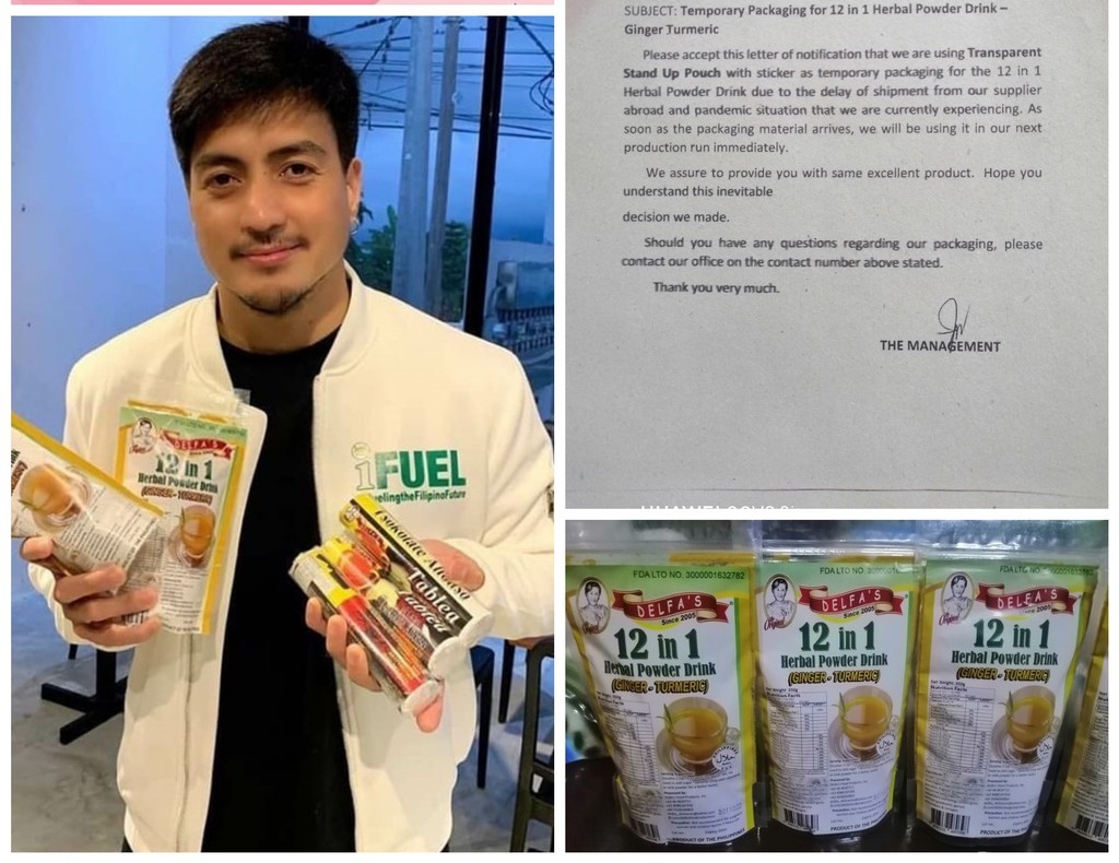 Delfa's 12 in 1 Herbal Powder Drink (Ginger-Turmeric) 350g | Lazada PH