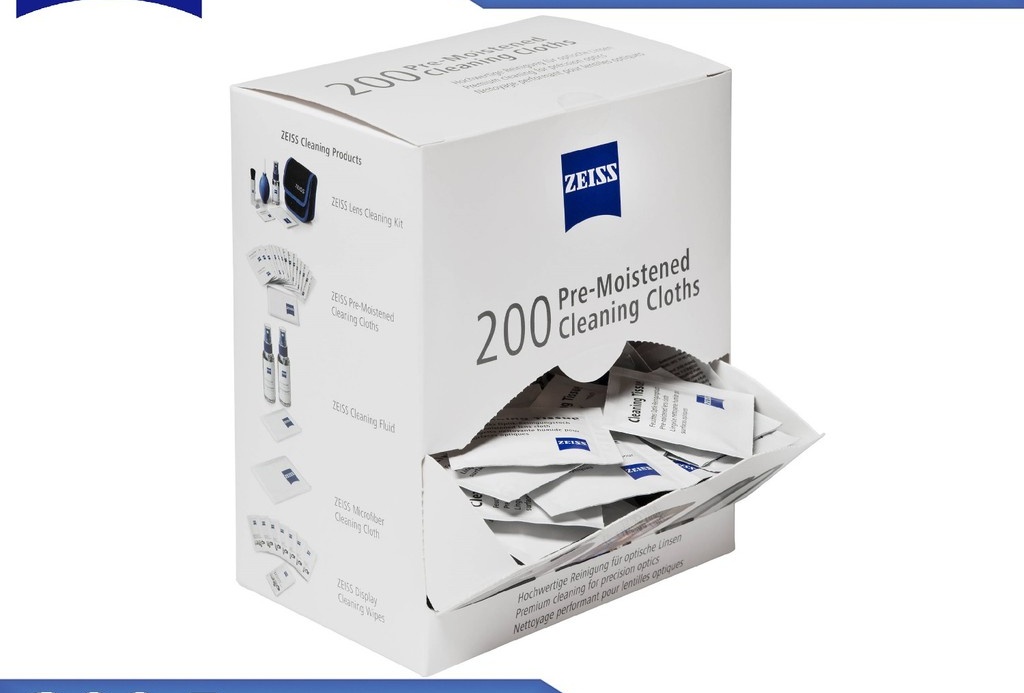 ZEISS Pre-Moistened Lens Cleaning Wipes (Box of 200) | Lazada Singapore